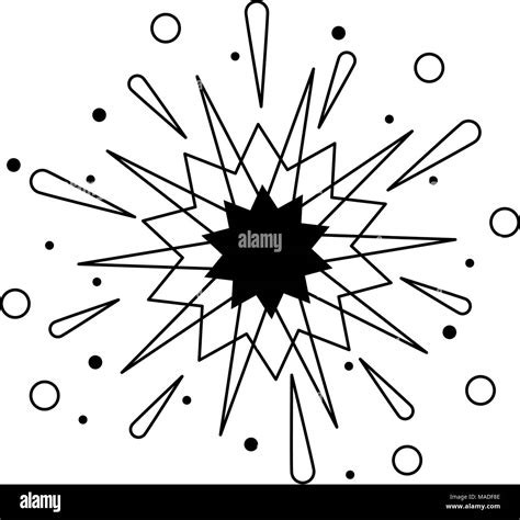 Fireworks Exploding Isolated Stock Vector Image And Art Alamy