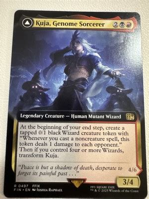 Kuja Genome Sorcerer Extended Nm Non Foil Fin 0497 Rare Mtg Ebay