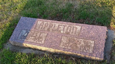Harry M Appleton 1874 1961 Memorial Find A Grave