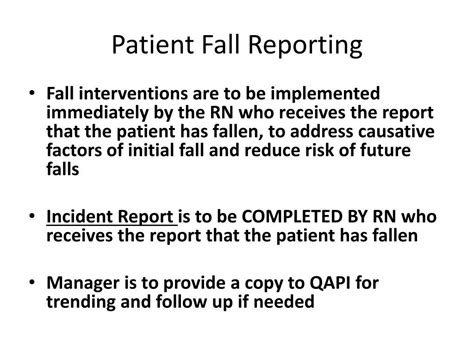 Ppt Fall Reduction Program Powerpoint Presentation Free Download