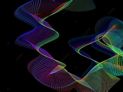 Abstract Wireframe Distortions Art Background Striped Vibrant Wavy Background Image For Free