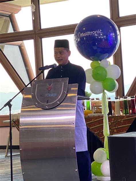 hisham abdullah on linkedin end of hari raya and medtronic 75 years