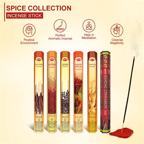 Hem Precious 5 Assorted Incense Dhoop Sticks Hem Fragrances