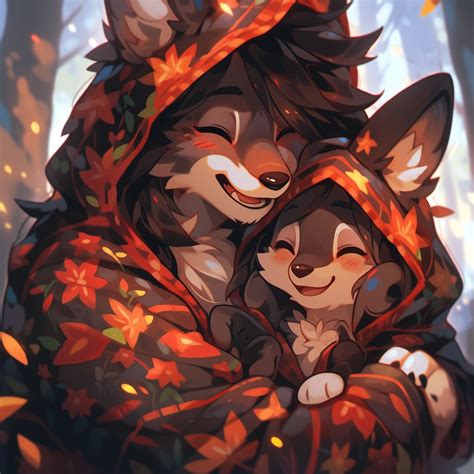 Furry Couple Commission Digital Painting Masterpiece Couple Fursona