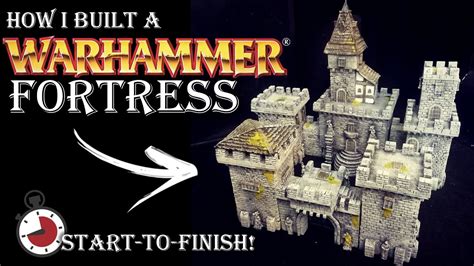 Diy Warhammer Fortress Start To Finish Crafting Marathon Youtube