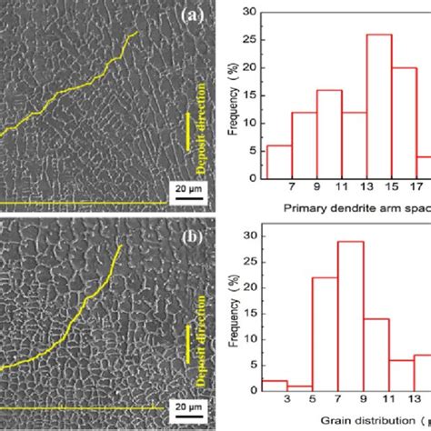Comparison Of Grain Morphology Grain Size And Primary Dendrite Arm