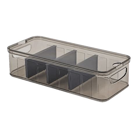8683476319450 Organizers Black Split Storage Container Freeshop