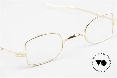 Glasses Lunor I 09 Telescopic Telescopic Frame Gold Plated