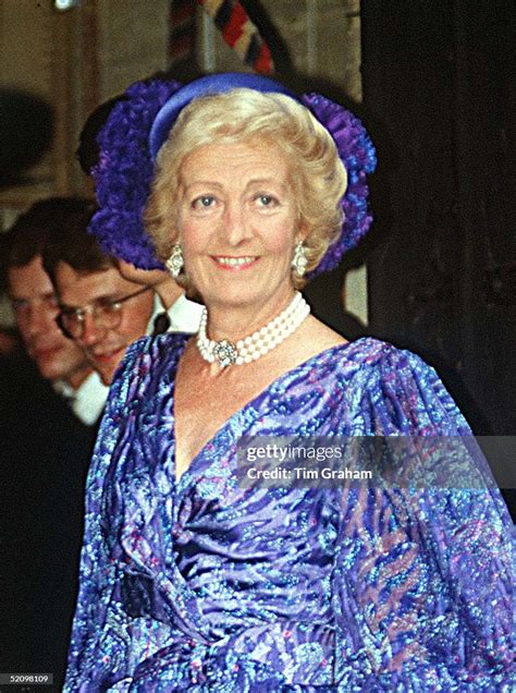 Mrs France Shand Kydd Attending Her Sons Wedding At The Church Of St