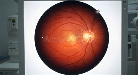 detailed retina image displayed on a medical screen comprehensive ophthalmic examination and