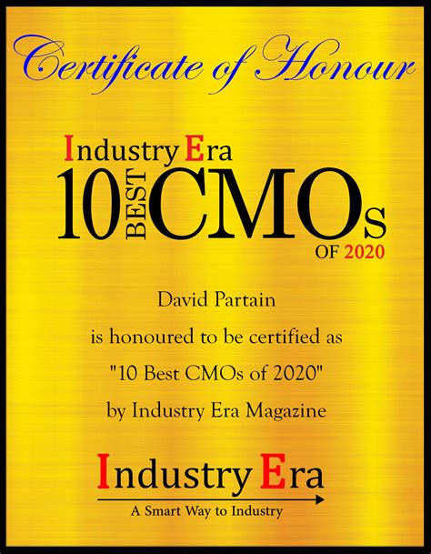 David Partaincmo Of Flexshares 10 Best Cmos Of 2020 Industry Era