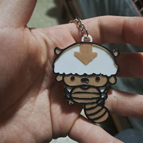 Stl File Appa And Momo Keychain 🌬️ Avatar ・3d Print Model To Download・cults