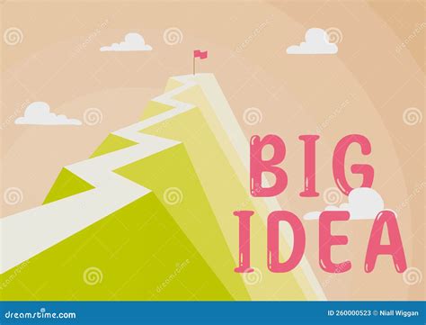 Conceptual Display Big Idea Business Approach Having Great Creative Innovation Solution Or Way