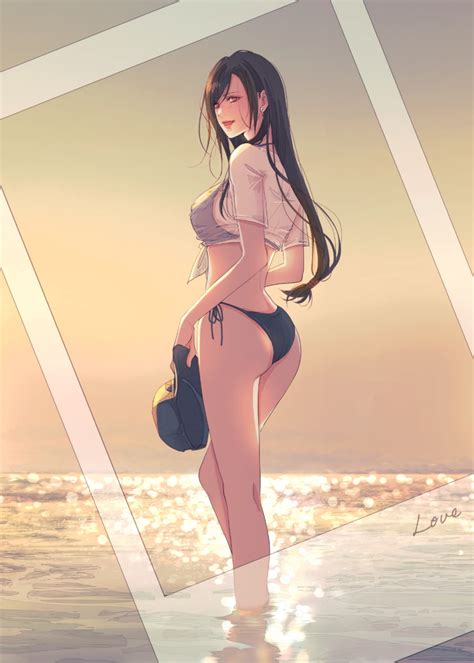 Mixmomo Yah Tifa Lockhart Tifa Lockhart Lifeguard Final Fantasy