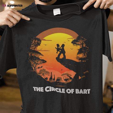 The Circle Of Bart The Lion King The Simpsons Mashup T Shirt Aopprinter