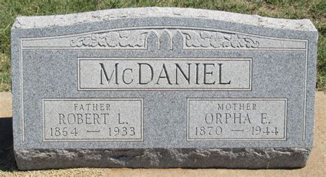 Robert Lee Mcdaniel 1864 1933 Mémorial Find A Grave