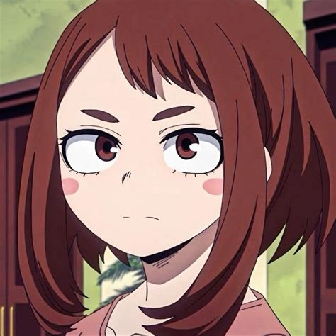 Bnha Ochako Uraraka Uraraka Eyes Mha Ochako Uraraka Ochako Hair Up