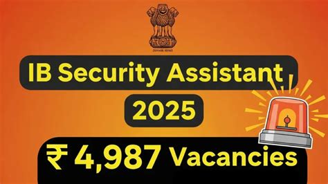 Ib Security Assistant 2025 Over 4900 Jobs Open Apply Now Vmdc