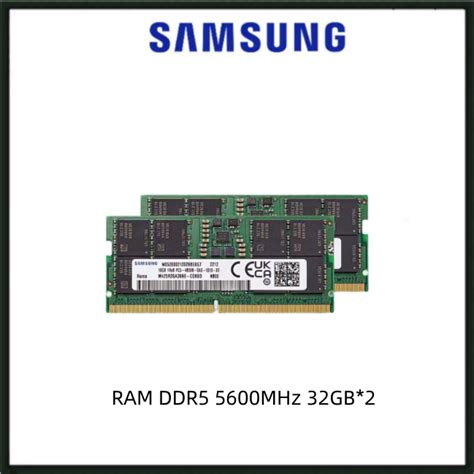 Samsung Ram Ddr5 5600mhz 32gb 2 Sodimm Laptop Memory Th