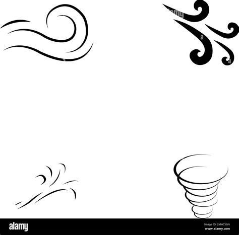 Wind Logo Stock Illustration Design Stock Vector Image And Art Alamy