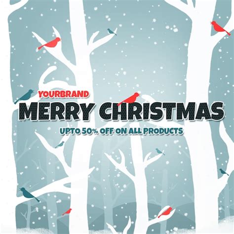 Merry Christmas Sale Up To 50 Off On All Products Premium Psd