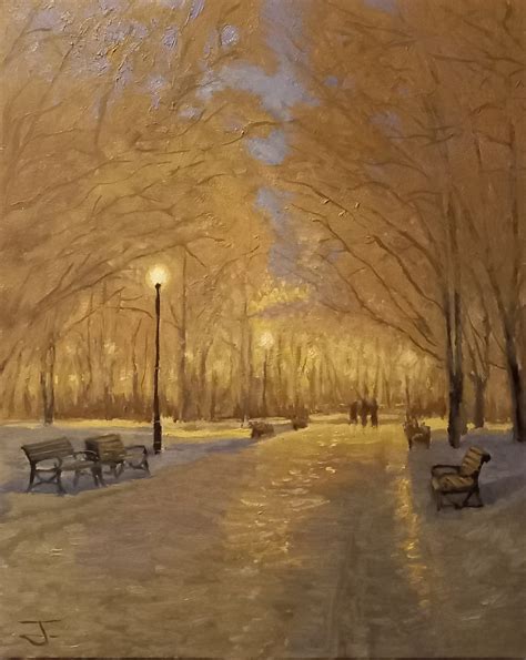 The Glow On A Winter Walk • Art Gallery Sw