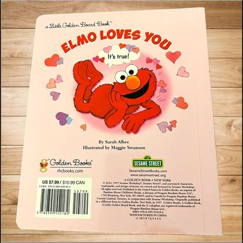 Elmo Loves You Sesame Street By Sarah Albee