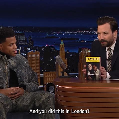 Jeremy Pope Talking About The Collaboration On The Jimmy Fallon Show