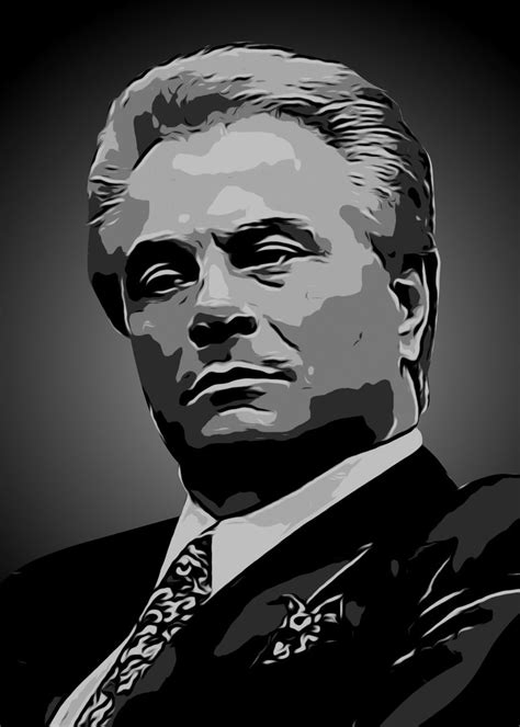 John Gotti Poster Picture Metal Print Paint By Miracle Studio