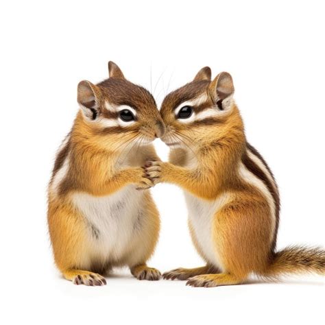 Premium Ai Image Chirpy Chipmunks