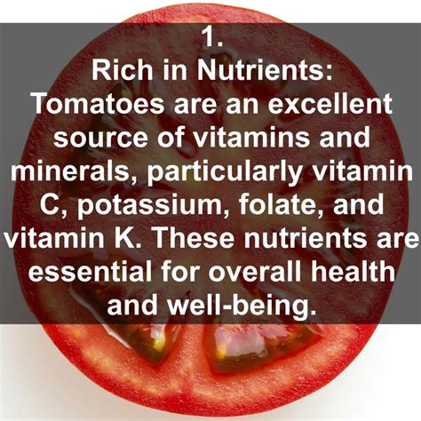 10 Benefits Of Tomato🍅 Myhealthfuldietcom