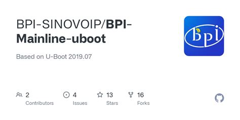 GitHub BPI SINOVOIP BPI Mainline Uboot Based On U Boot 2019 07