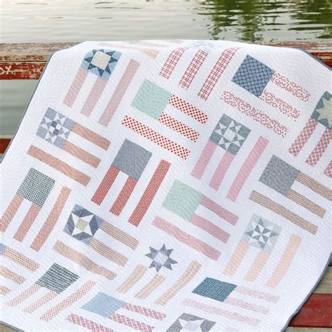 American Flag Quilt Pattern Etsy