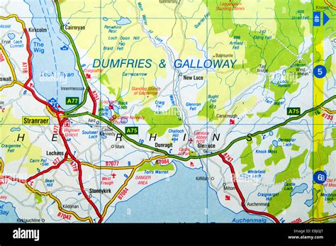 Map Of Dumfries Scotland