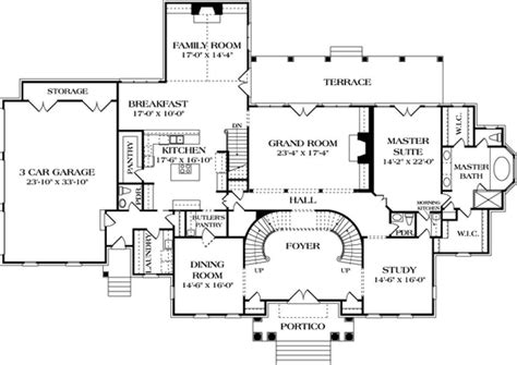 Georgian Style Architecture With Floor Plans