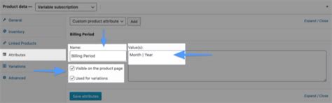 how to set up a variable subscription in woocommerce