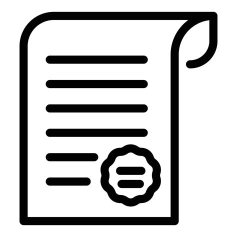 School Degree Icon Outline Style 15911691 Vector Art At Vecteezy