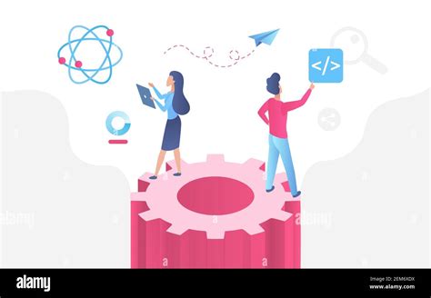 Businessman Analyst Working On Stock Vector Images Alamy