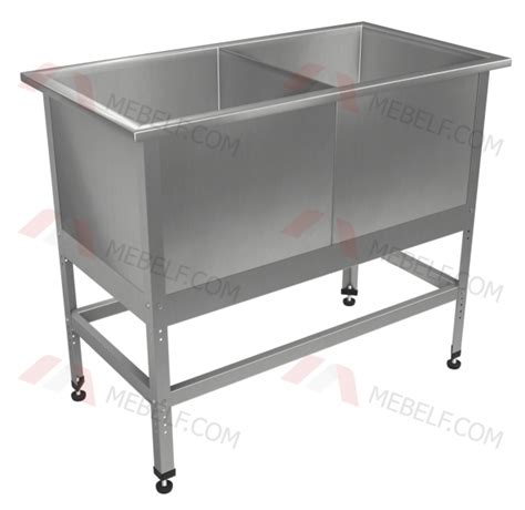 Ванна котломоечная двухсекционная "Профи" ВМПк 1550x700x860 мм купить ...