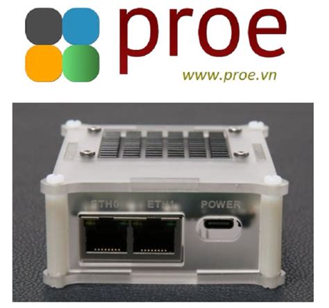acrylic case with heatsink for raspberry pi cm4 iot router carrier