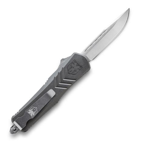 Cobratec Fs X Large Gray Otf Knife D2 375in Drop Point Blade