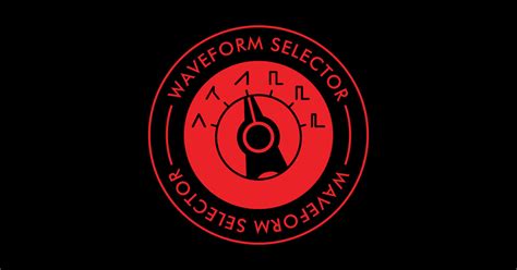 Analog Synth Waveform Selector Synthesizer Sticker Teepublic