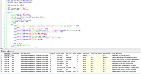 Sql Server のカタログビューからテーブルの定義書情報を取得する Johobase