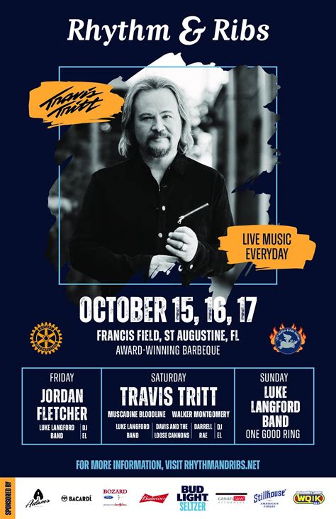 Travis Tritt See You This Weekend In St Augustine For