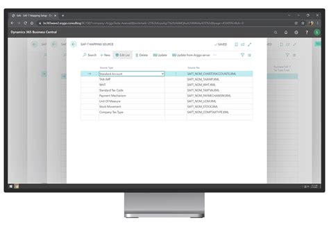 saf t reporting for dynamics 365 business central erp
