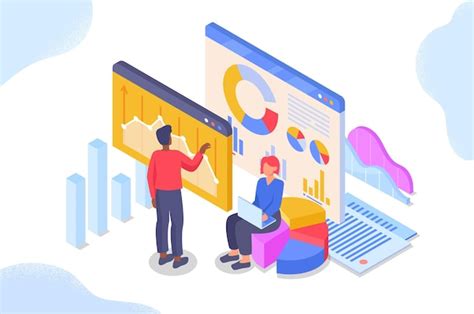 Data Analysis Concept Premium Vector