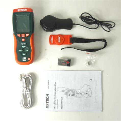 Extech Ex Hd450 เครื่องวัดค่าและบันทึกค่าความสว่าง Datalogging Heavy