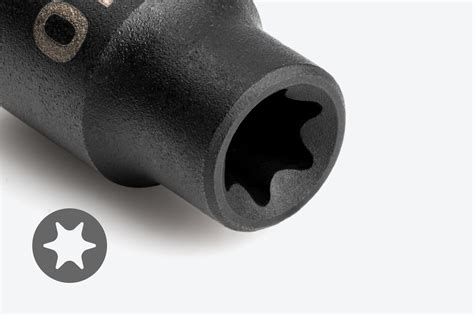 12 Piece 38 Inch Drive External Star Impact Socket Set Tekton