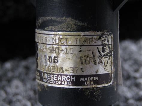 127580 10 Airesearch Limiter Duct Temperature For Sale