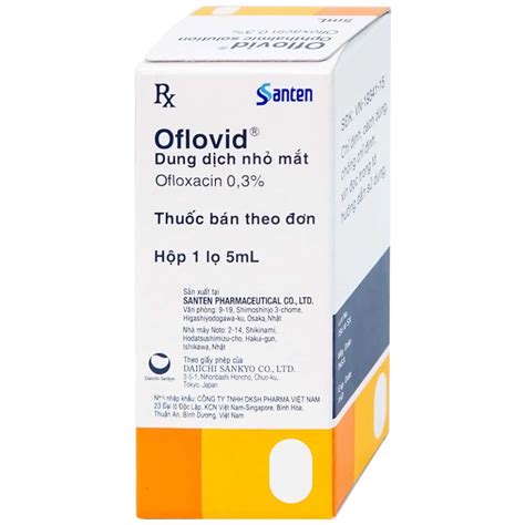 Thuốc Nhỏ Mắt Oflovid 03 Trị Mắt Bị Viêm Lẹo Mắt 5ml